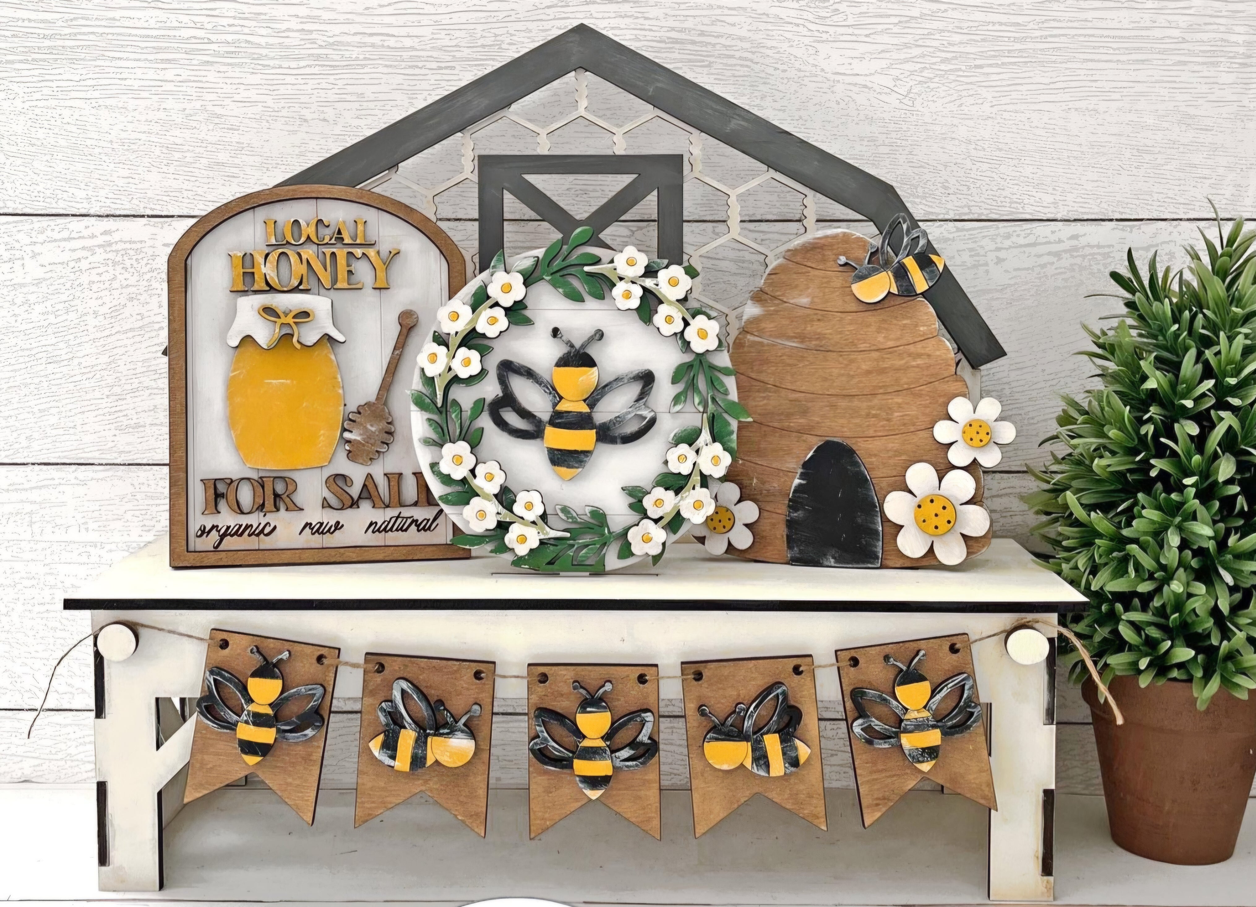 Bee Bench Inserts – Teal Moon Creations