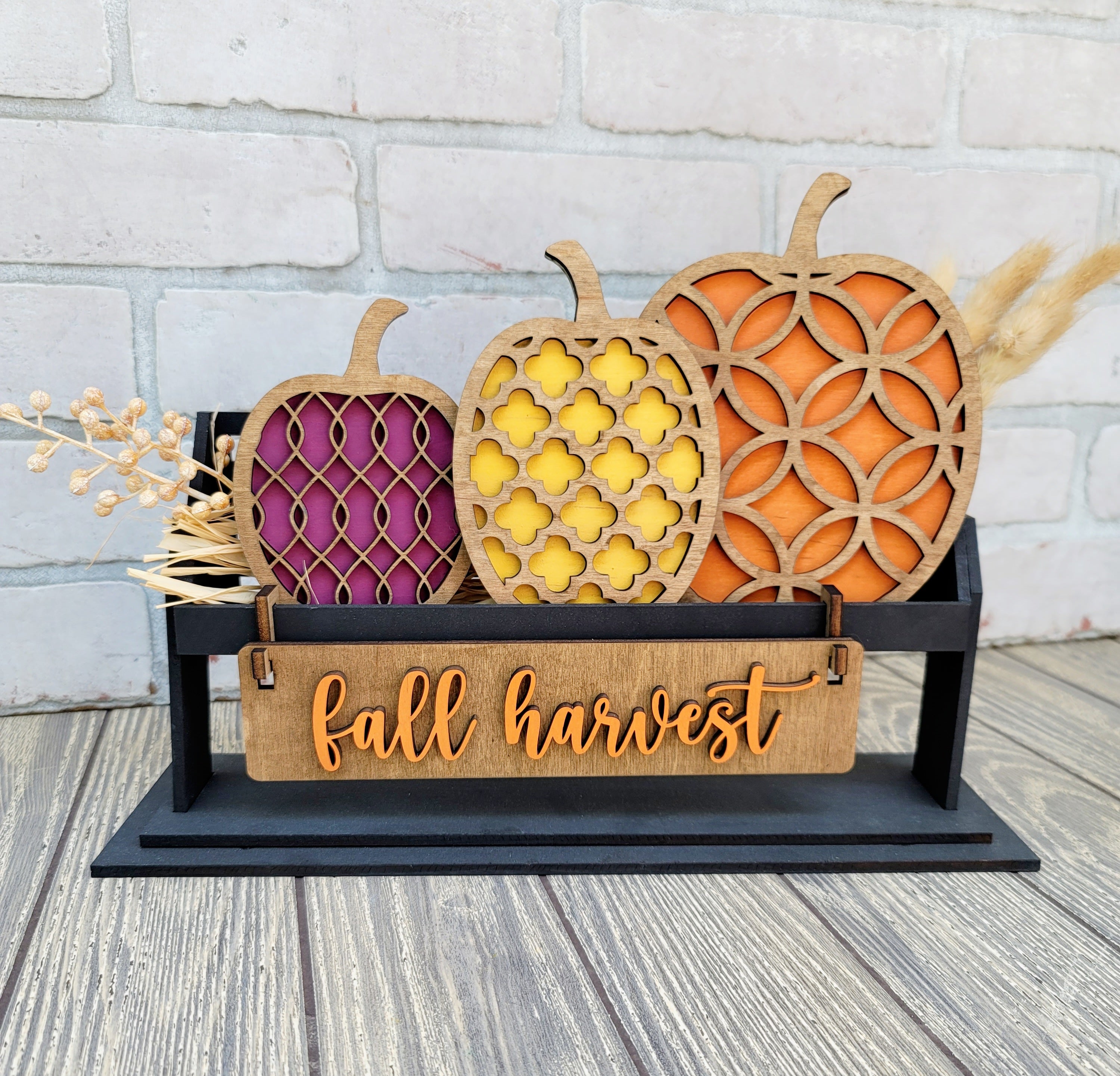 Fall Pumpkins-Interchangeable Inserts – Teal Moon Creations