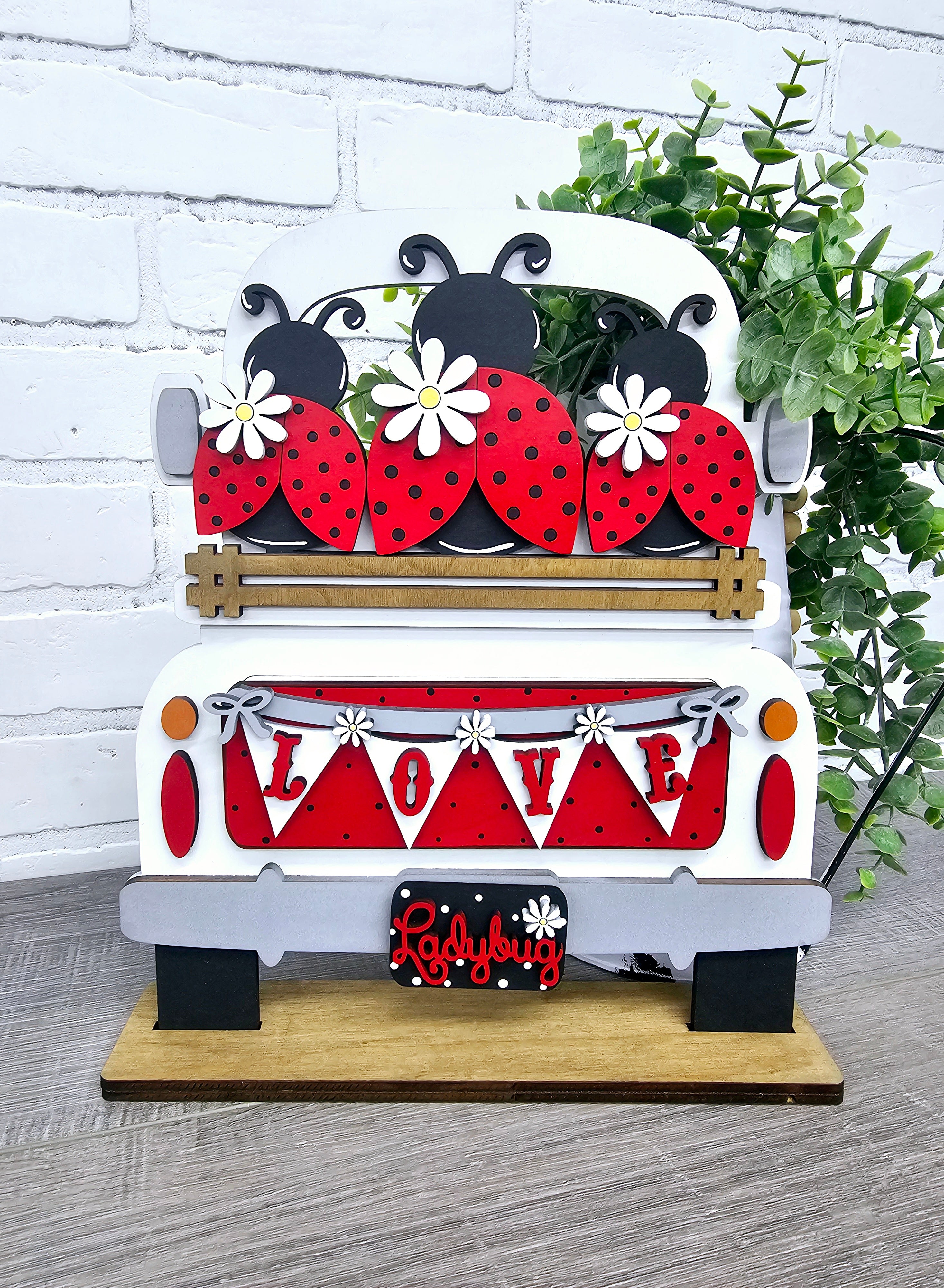 Lady Bug Truck Inserts – Teal Moon Creations