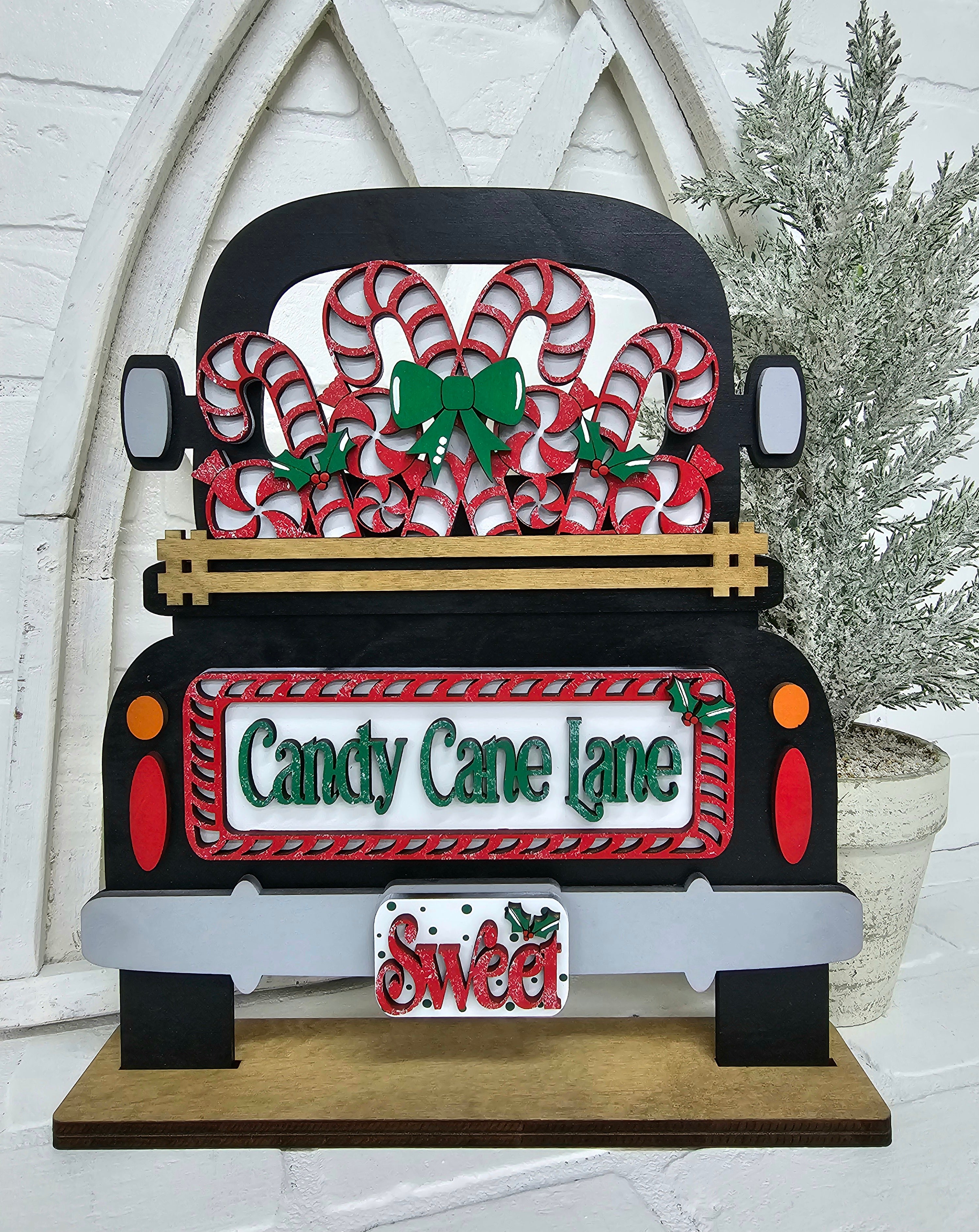 Candy Cane Truck Inserts – Teal Moon Creations