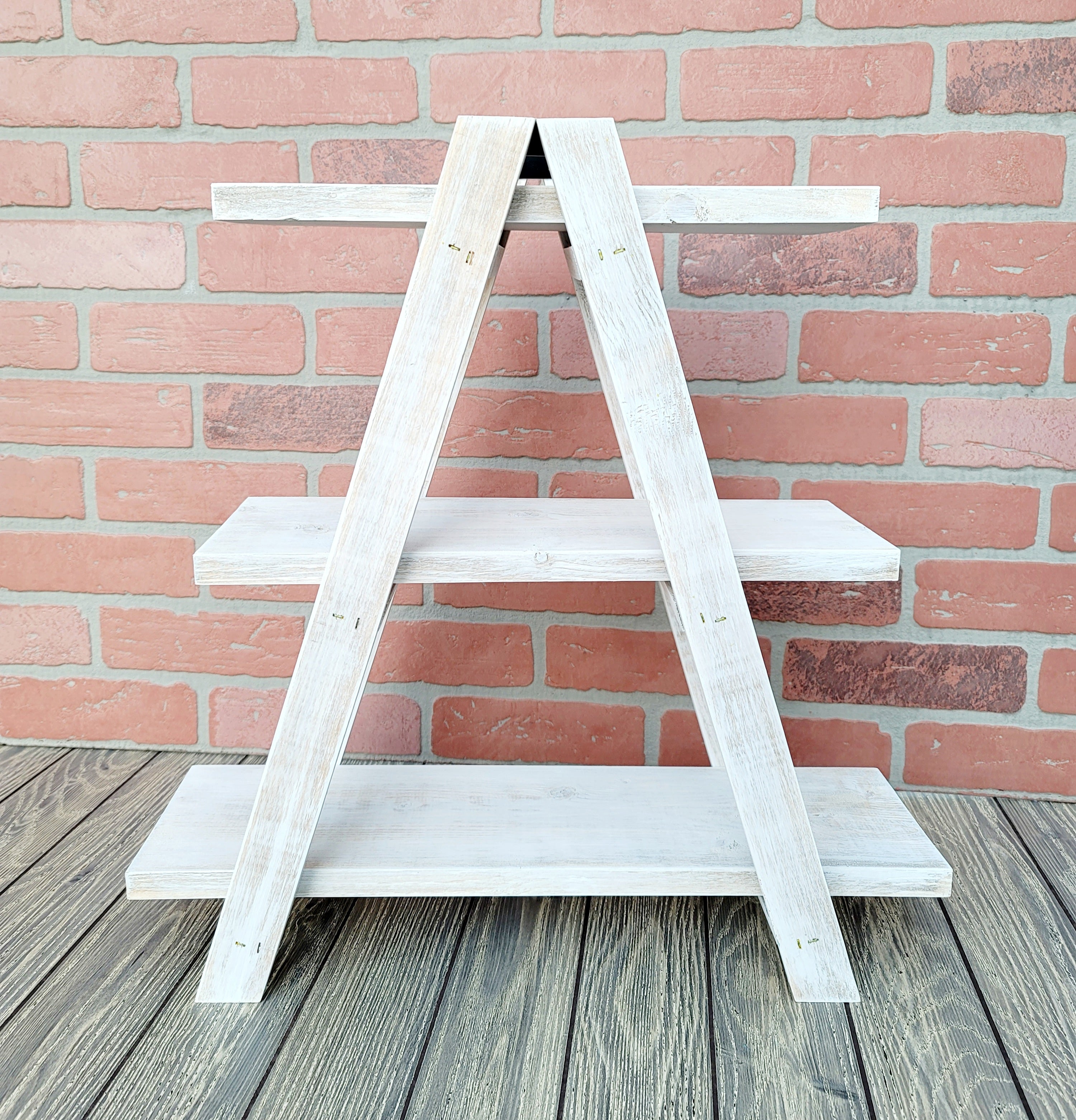 Collapsible Ladder Shelf/Tiered Tray – Teal Moon Creations