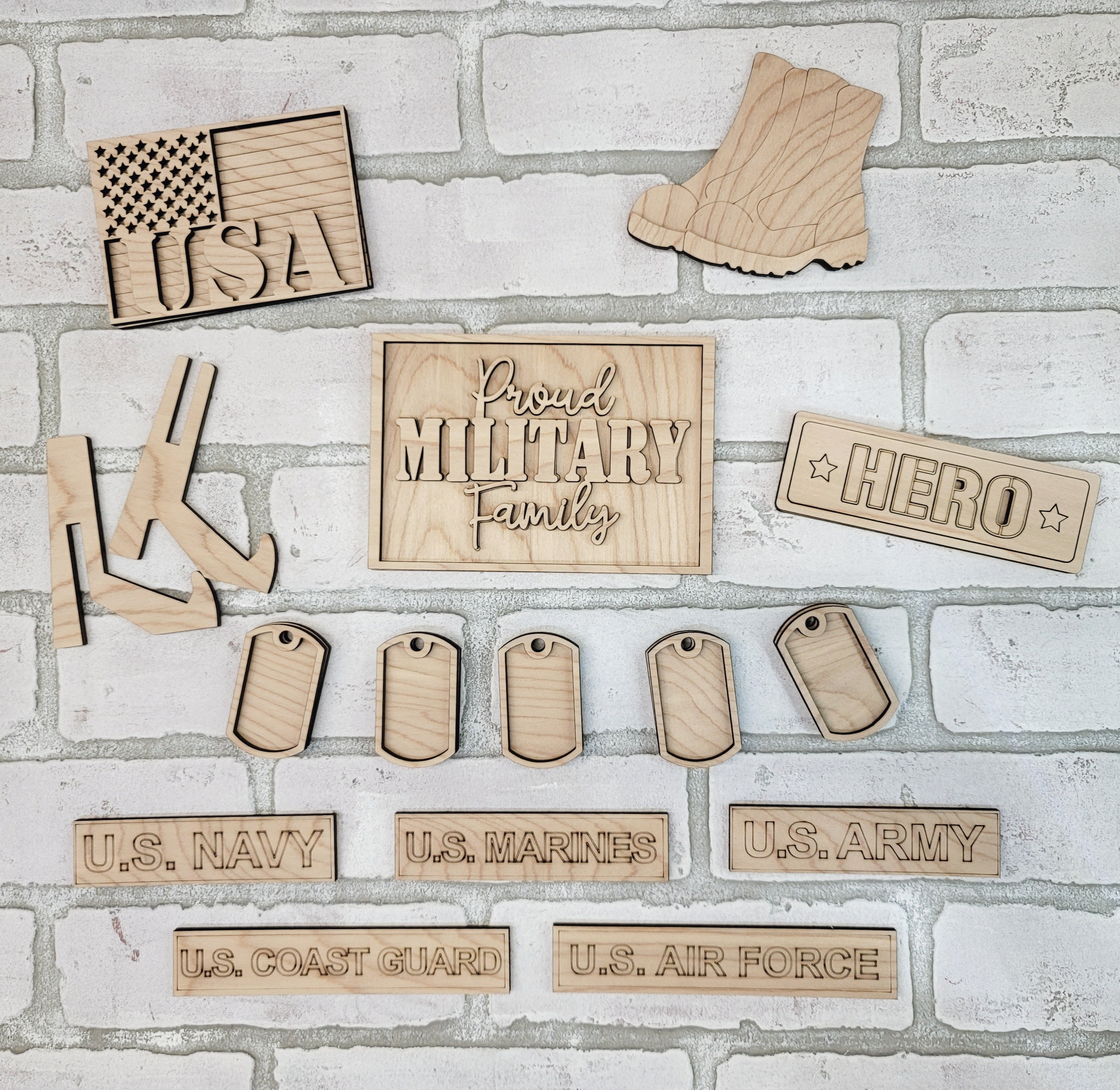 Military Tiered Tray Set – Teal Moon Creations