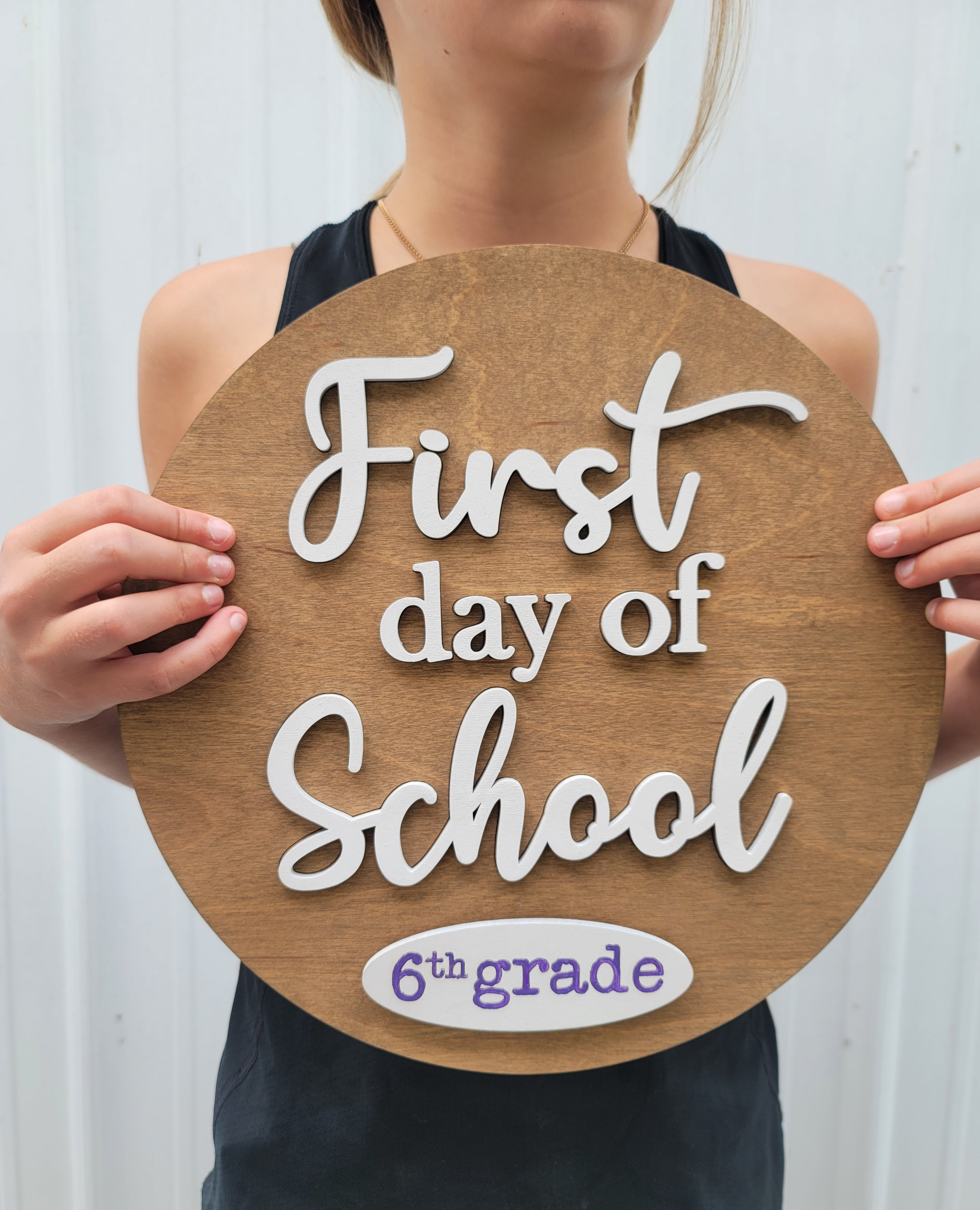 Back to School Grade Sign – Teal Moon Creations