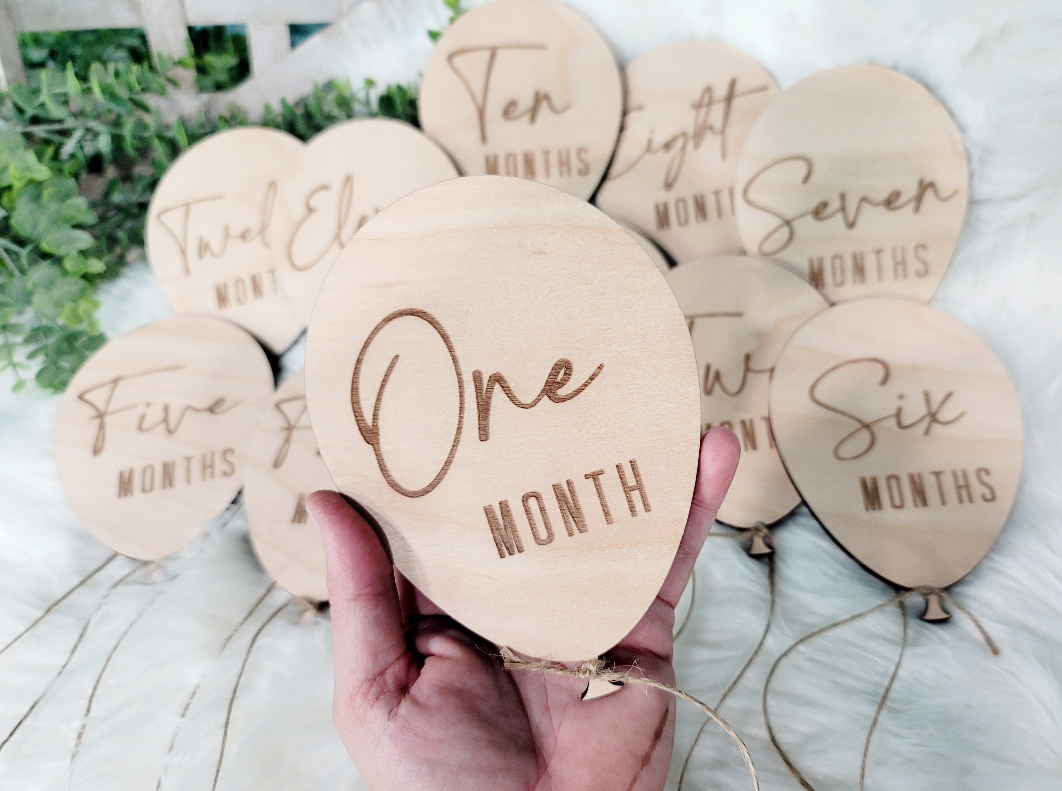 Balloon Monthly Milestones – Teal Moon Creations