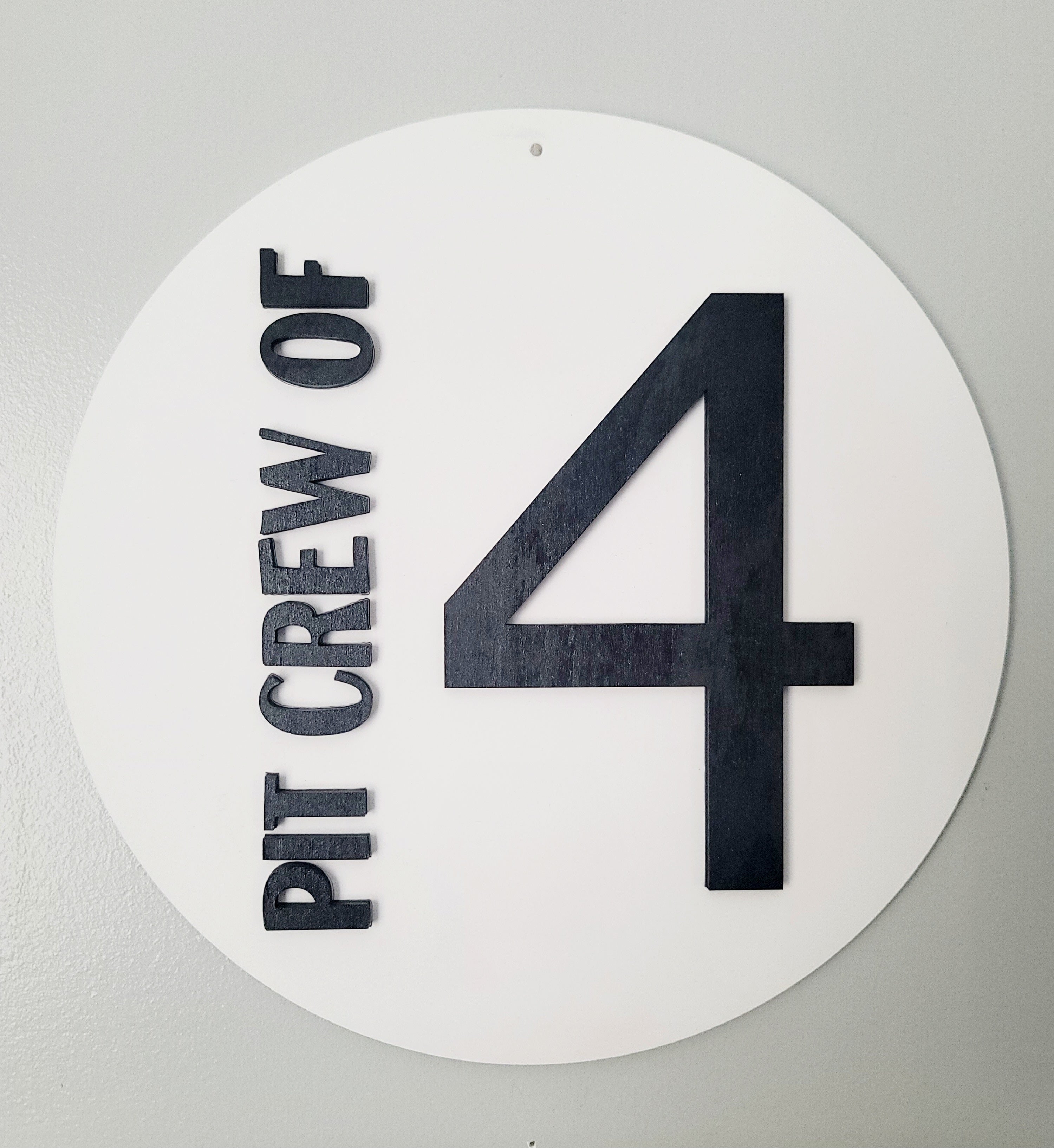 Pit Crew Sign – Teal Moon Creations
